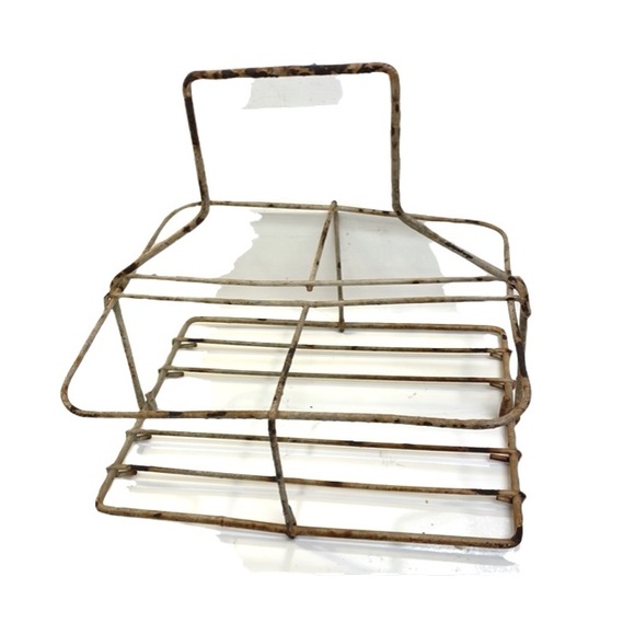 Vintage | Other | Vintage Metal Wire Milk Carton Farmhouse Decor | Poshmark